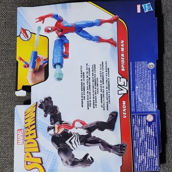 Hasbro | Toys | Spiderman Marvel Vs Venom Battle Packs 6 Inch Scale ...